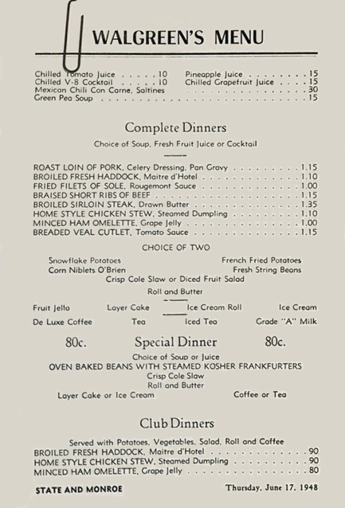 Walgreens | Restaurant-ing through history
